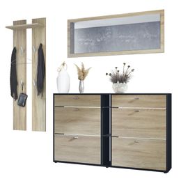 Vladon GARDEROBE Orlando Eiche s&auml;gerau