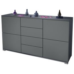 Vladon SIDEBOARD Rova Graphit Seidenmatt