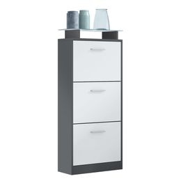 Vladon SCHUHSCHRANK Lavia Front in Wei&szlig; matt