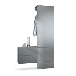 Vladon GARDEROBE Carlton Paneel in Graphit Seidenmatt