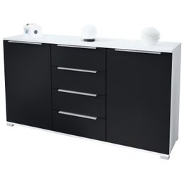 Vladon SIDEBOARD Linio Schwarz matt