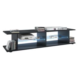 Vladon LOWBOARD Movie mit blauer LED Beleuchtung