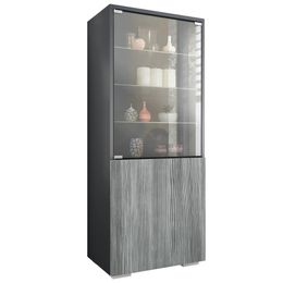 Vladon VITRINE Granada Avola-Anthrazit