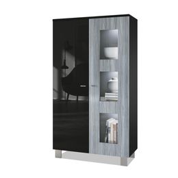 Vladon VITRINE Denjo T&uuml;r in Avola-Anthrazit