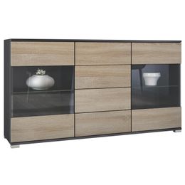Vladon SIDEBOARD Bari Eiche s&auml;gerau