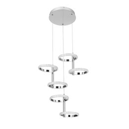 LED-H&auml;ngeleuchte Rong Chromfarben max. 24 Watt