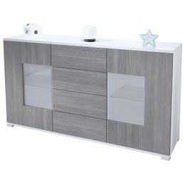 Vladon SIDEBOARD Gr&ouml;mitz Avola-Anthrazit