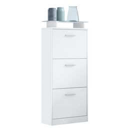 Vladon SCHUHSCHRANK Lavia Front in Wei&szlig; matt