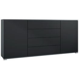 Vladon SIDEBOARD Santo Schwarz matt