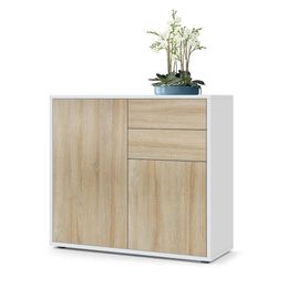 Vladon KOMMODE Ben Front in Eiche s&auml;gerau