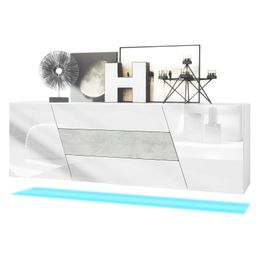 Vladon SIDEBOARD Houston Beton Oxid Optik