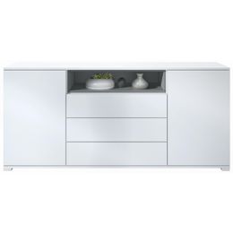 Vladon SIDEBOARD Skadu Graphit Seidenmatt
