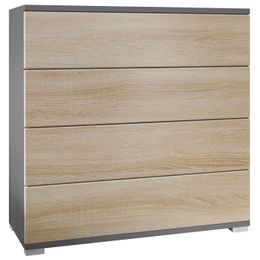 Vladon KOMMODE Pavos Eiche s&auml;gerau