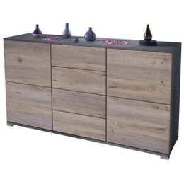 Vladon SIDEBOARD Rova Eiche Nordic