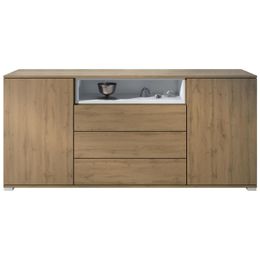 Vladon SIDEBOARD Skadu Wei&szlig; matt