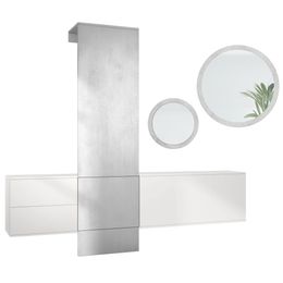 Vladon GARDEROBE DualVista Beton Oxid Optik