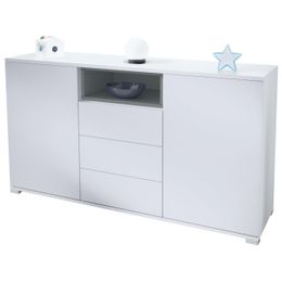 Vladon SIDEBOARD Skadu Graphit Seidenmatt