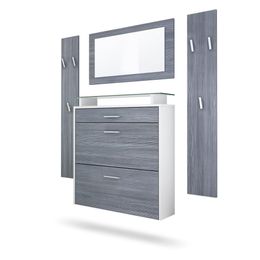Vladon GARDEROBE Malea Front in Avola-Anthrazit