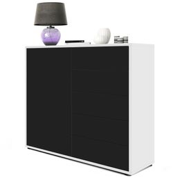 Vladon KOMMODE Ben Front in Schwarz matt