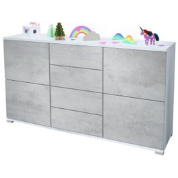 Vladon SIDEBOARD Rova Beton Oxid Optik