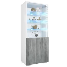 Vladon VITRINE Granada Avola-Anthrazit