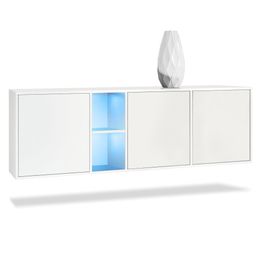 Vladon SIDEBOARD Cuba T&uuml;ren in Wei&szlig; matt