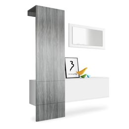 Vladon GARDEROBE Carlton Paneel in Avola-Anthrazit