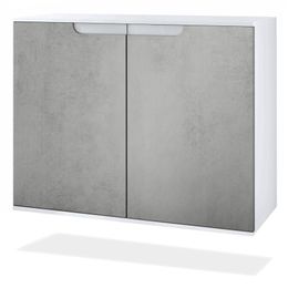 Vladon KOMMODE Sylt Beton Oxid Optik