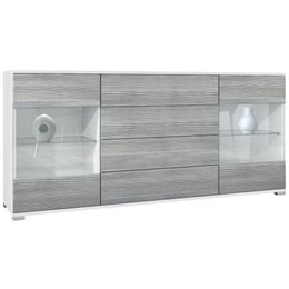 Vladon SIDEBOARD Bari Avola-Anthrazit