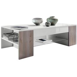 Vladon COUCHTISCH Clip Blenden in Eiche Nordic
