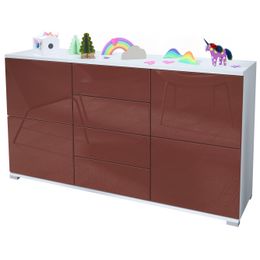 Vladon SIDEBOARD Rova Bordeaux Hochglanz