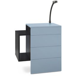 Vladon NACHTTISCH Queens Front in Denim matt