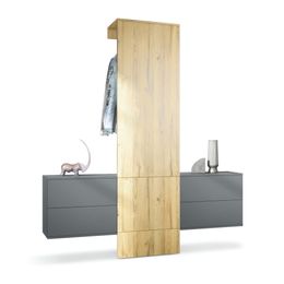 Vladon GARDEROBE Carlton Paneel in Eiche Nature