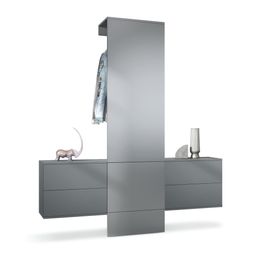 Vladon GARDEROBE Carlton Paneel in Graphit Seidenmatt