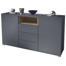 Vladon SIDEBOARD Skadu Eiche Natur