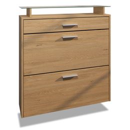 Vladon SCHUHSCHRANK Malea Eiche Skandi