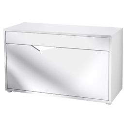 Vladon SCHUHSCHRANK Kolmio Wei&szlig; matt