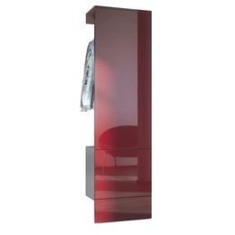 Vladon GARDEROBE Carlton Paneel in Bordeaux Hochglanz