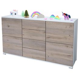 Vladon SIDEBOARD Rova Eiche Nordic