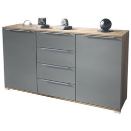Vladon SIDEBOARD Linio Graphit Seidenmatt