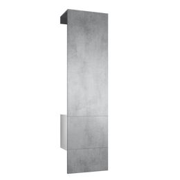 Vladon GARDEROBE Carlton Paneel in Beton Oxid Optik