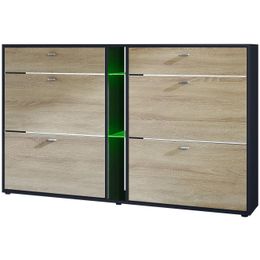 Vladon SCHUHSCHRANK Today Fronten in Eiche s&auml;gerau