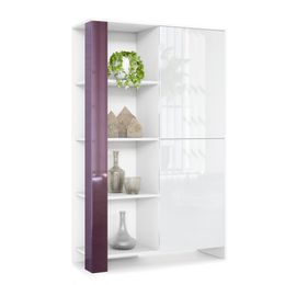 Vladon HIGHBOARD Canto Brombeer Hochglanz