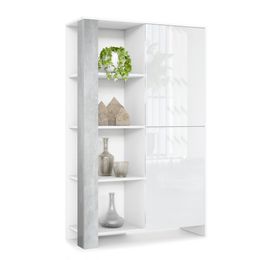Vladon HIGHBOARD Canto Beton Oxid Optik