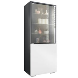 Vladon VITRINE Granada Wei&szlig; matt