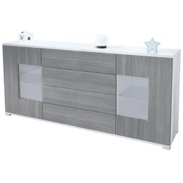 Vladon SIDEBOARD Gr&ouml;mitz Avola-Anthrazit