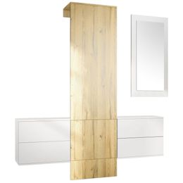 Vladon GARDEROBE Carlton Paneel in Eiche Nature