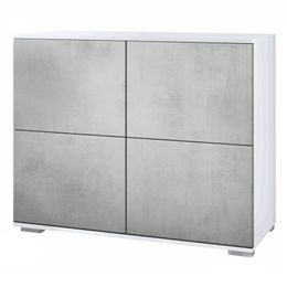 Vladon KOMMODE Rova Beton Oxid Optik