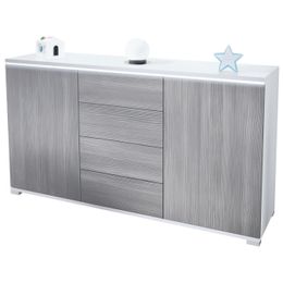 Vladon SIDEBOARD Faro Avola-Anthrazit