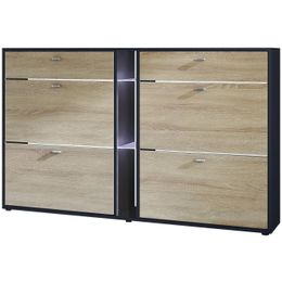 Vladon SCHUHSCHRANK Today Fronten in Eiche s&auml;gerau
